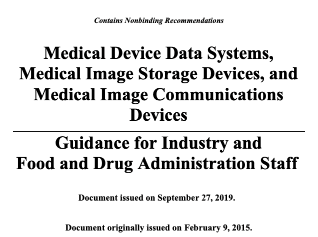 MDDS: Medical Device Data Systems | FDA Regulations?